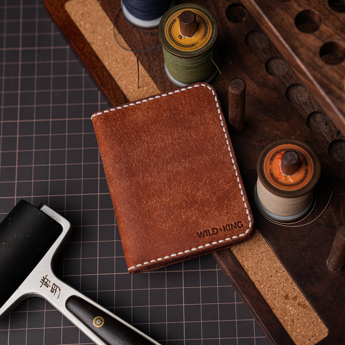 Short bifold wallets are ideal business casual accessories