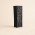 Black Alligator Leather Perfume Case