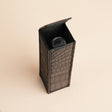 Black Alligator Leather Perfume Case