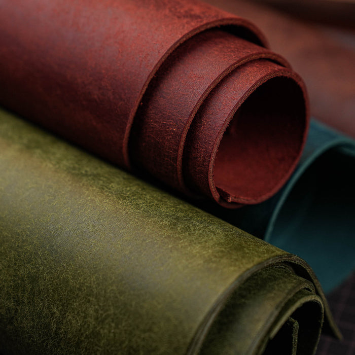 Minimalist Black Pueblo Leather Dualfold Wallet